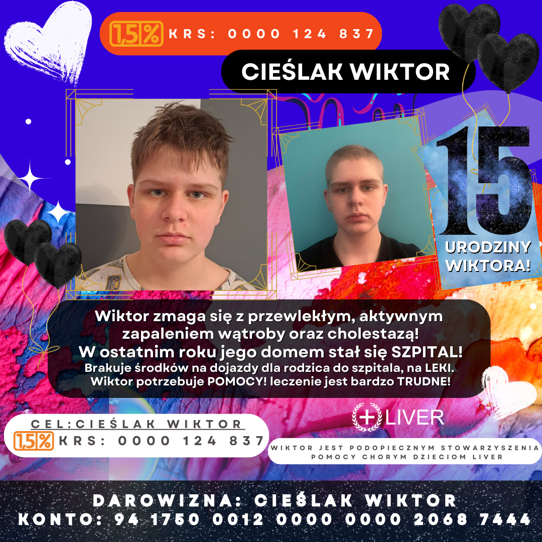Cieślak Wiktor – Stowarzyszenie Liver