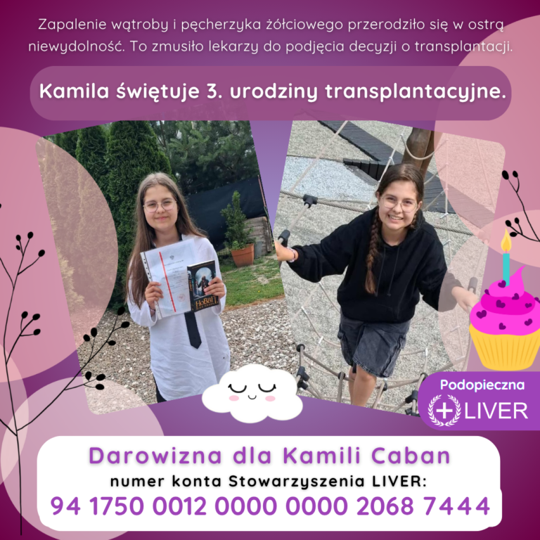 Caban Kamila – Stowarzyszenie Liver